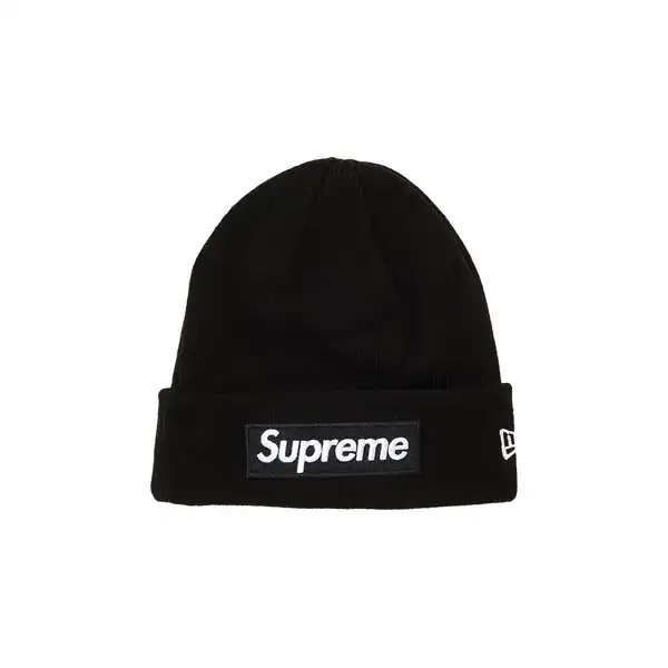 Supreme X New Era Box Logo Beanie - Black | Editorialist