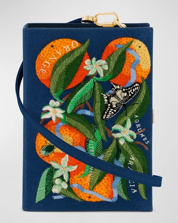 OLYMPIA LE-TAN Oranges Book Clutch