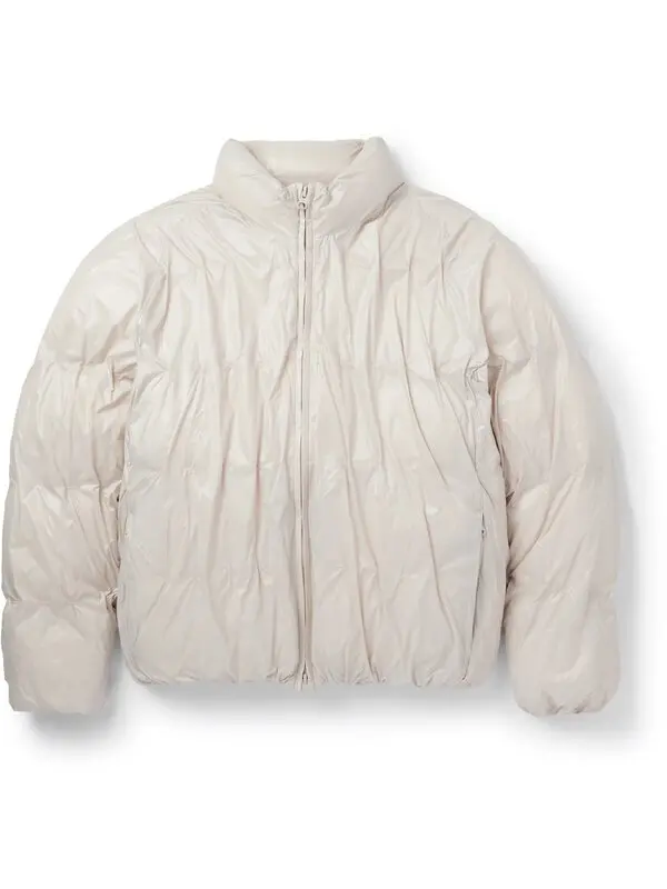 POST ARCHIVE FACTION 5.1 Down Right Quilted Nylon Jacket - Neutrals