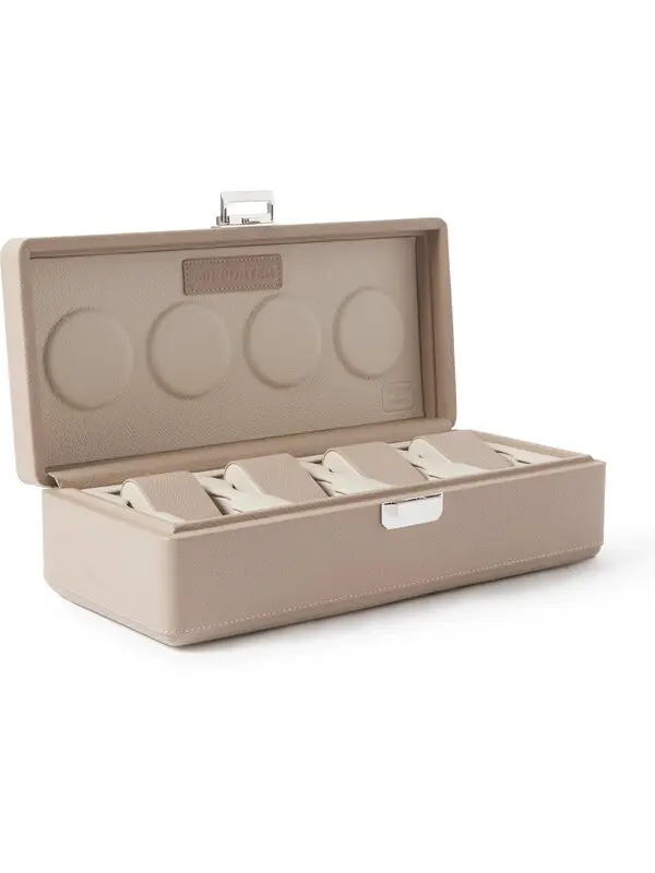 SCATOLA DEL TEMPO Full-grain Leather Watch Box