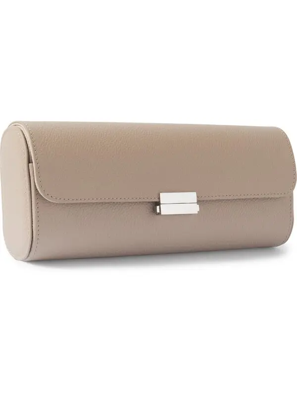 SCATOLA DEL TEMPO Full-grain Leather Watch Roll