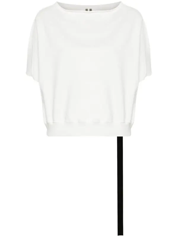 Rick Owens Dagger Jersey Top In White - 60% Off | Editorialist