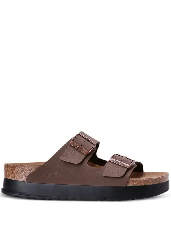 BIRKENSTOCK Arizona Platform Sandals - Brown