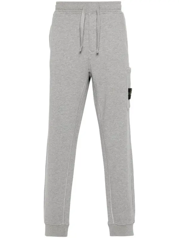 Stone Island Compass-appliqué Track Pants