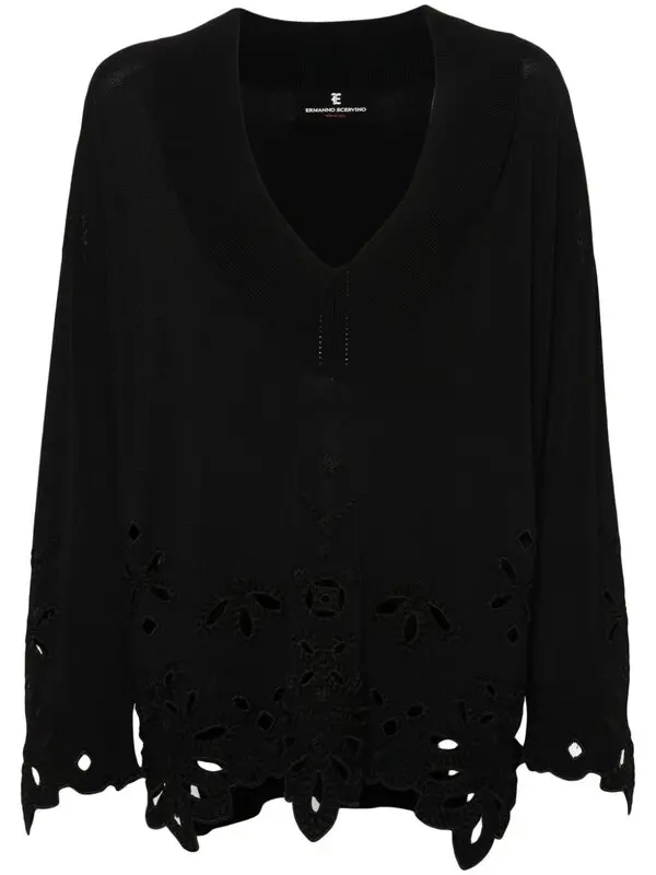 Ermanno Scervino Broderie Anglaise Jumper