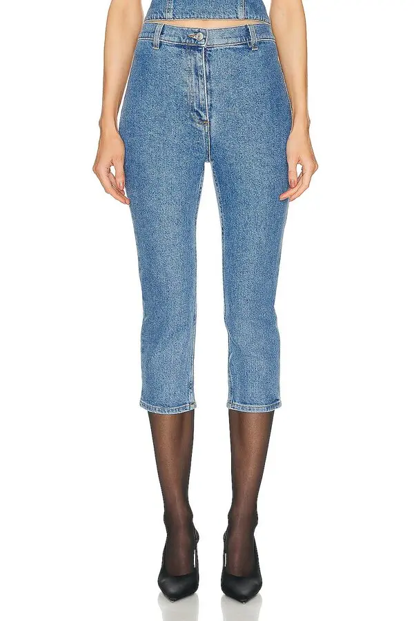 Magda Butrym Knee Length Skinny Jeans