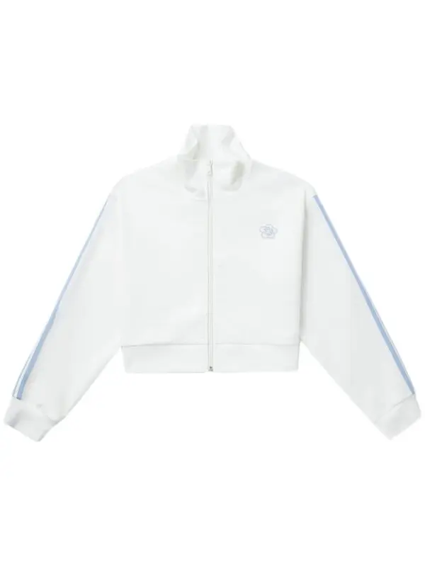 CHOCOOLATE Logo-appliqué Zip-up Sweatshirt