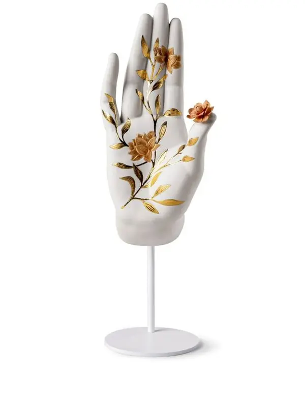 LLADRO Protection Mudra Porcelain Sculpture - White