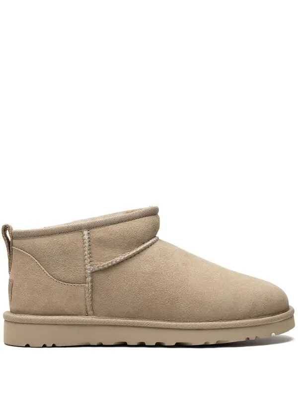 UGG Classic Ultra Mini Suede Boots - Neutrals