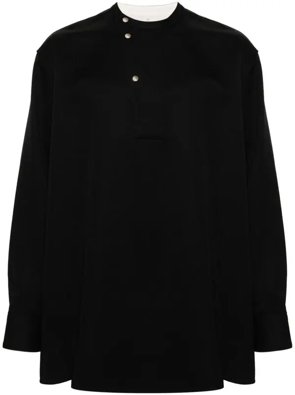 OAMC Asymmetric Wool Shirt