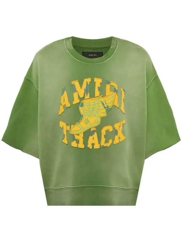 Amiri Crew-neck Short-sleeve Sweatshirt