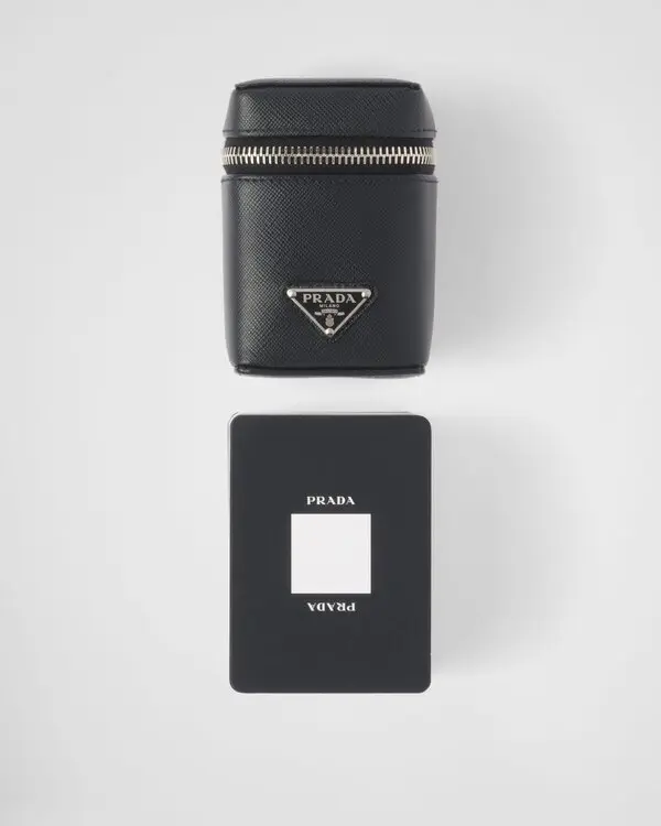 Prada Playing Card Kit With Three Card Decks - Black | Editorialist
