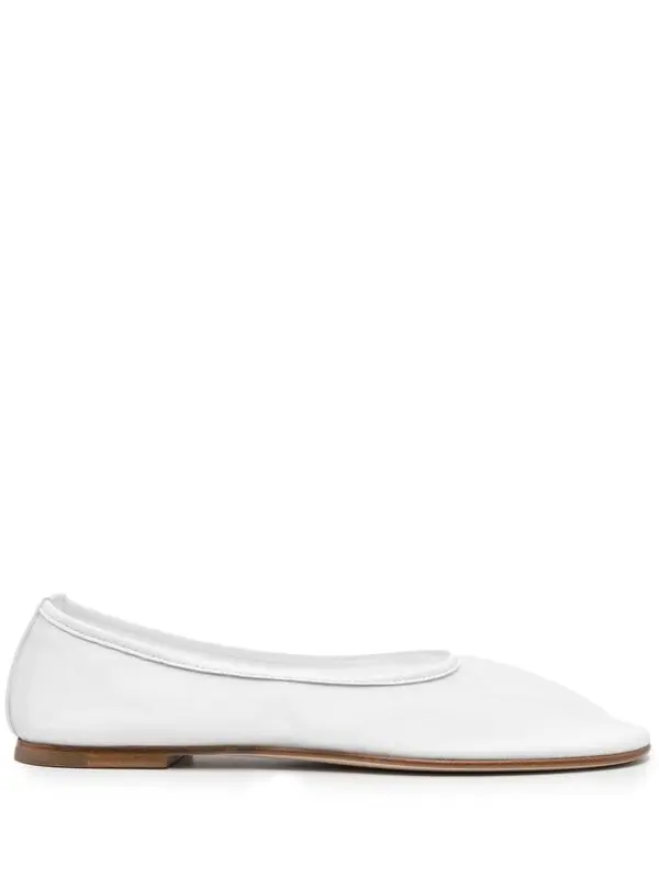 Dear Frances Balla Ballerina Shoes - White