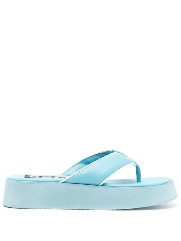 Senso Paxton Platform Flip Flops - Blue