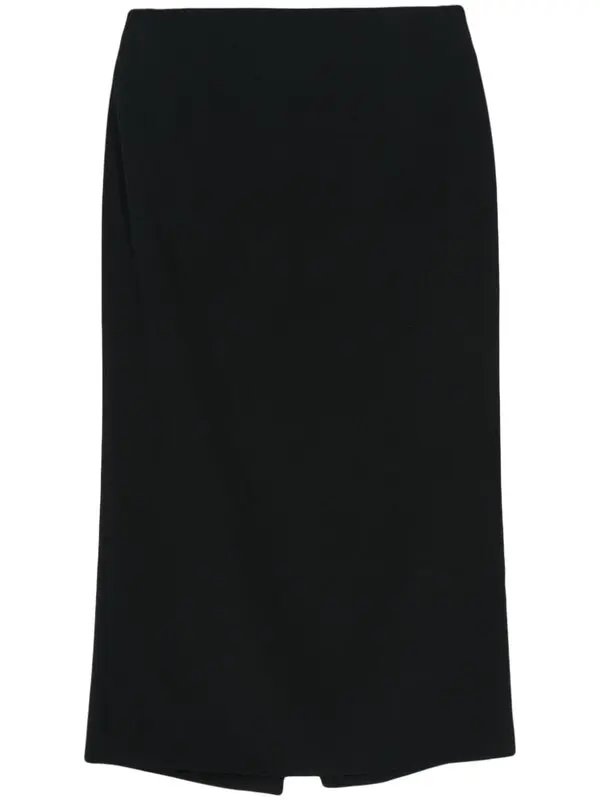 Gabriela Hearst Manuela Crepe Midi Skirt