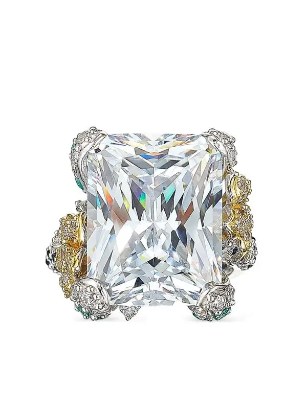 ANABELA CHAN 18kt Gold Vermeil Cinderella Gemstone Ring