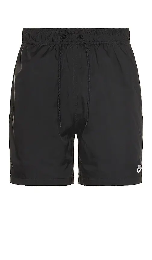 Nike Club Woven Flow Shorts - Black & White