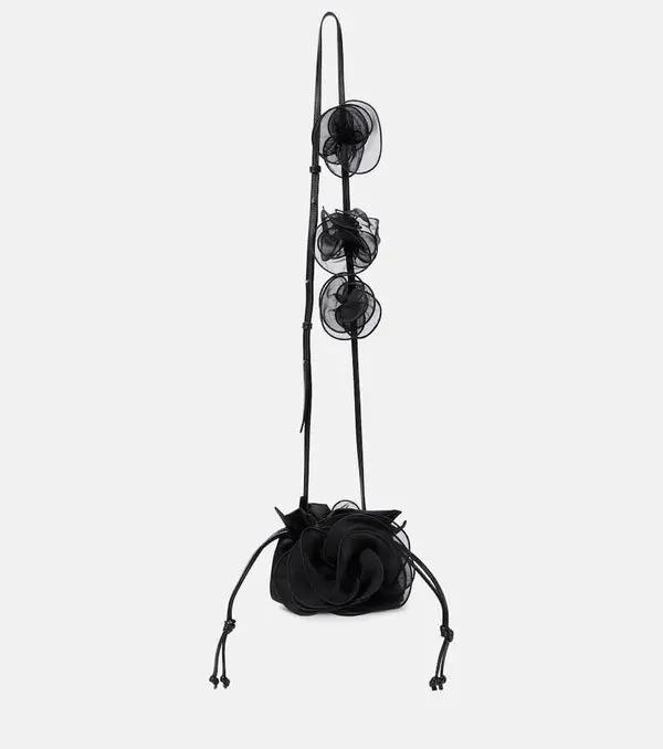Magda Butrym Small Floral-appliqué Bucket Bag