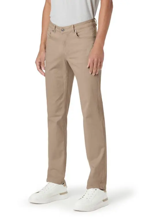 Bugatchi Preston Straight Leg Five Pocket Pants - Beige