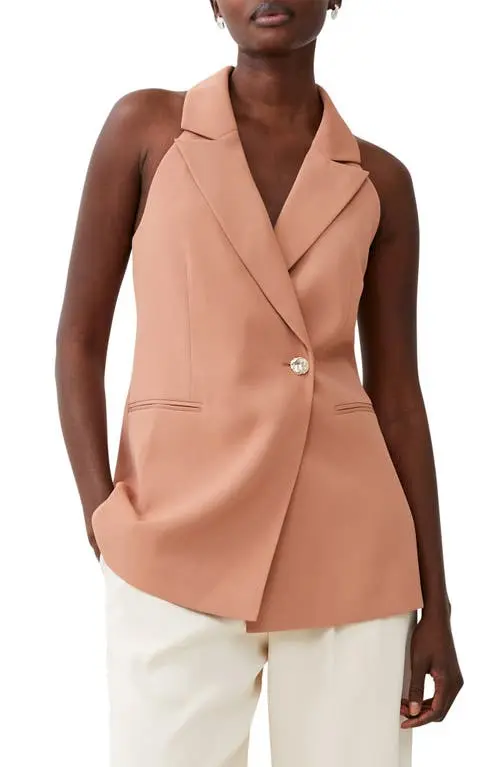French Connection Harrie Vest - Mocha Mousse