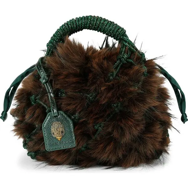 Kurt Geiger Crystal Macramé Bag - Green
