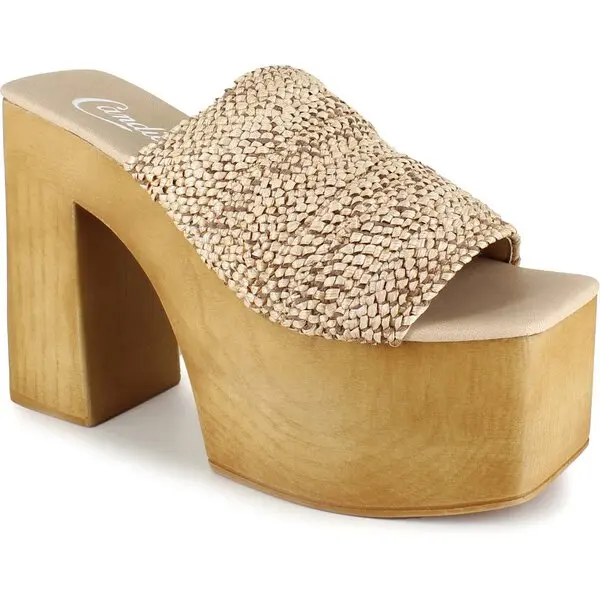 CANDIE'S Klara Platform Slide Sandal