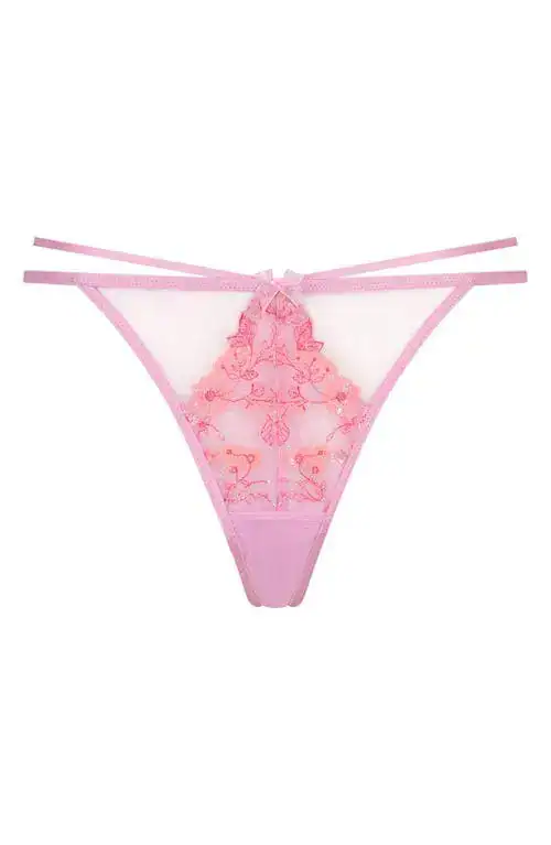 Hunkemoller Lillia Mesh G-string - Pastel Lavender | Editorialist