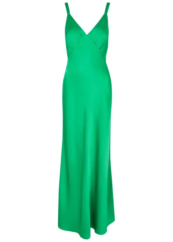 agustina satin dress Azazie Agustina