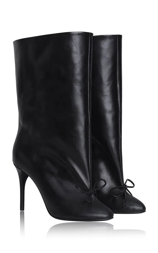 Alaïa Leather Low Boots
