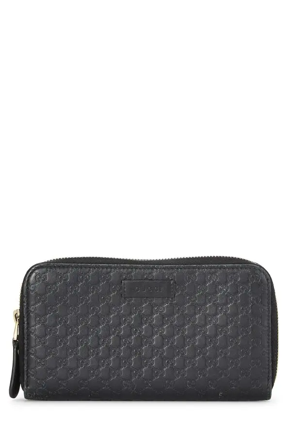 Gucci Microguccissima Leather Zip Around Wallet