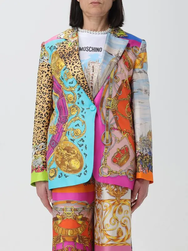 Moschino Printed Blazer