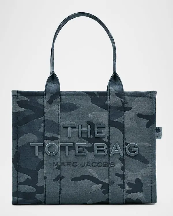 Marc Jacobs Camo Jacquard Large Tote - Blue Multi
