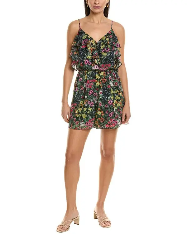 Buy Ted Baker London Off-the-shoulder Ruffle Romper - Black At 52% Off ...