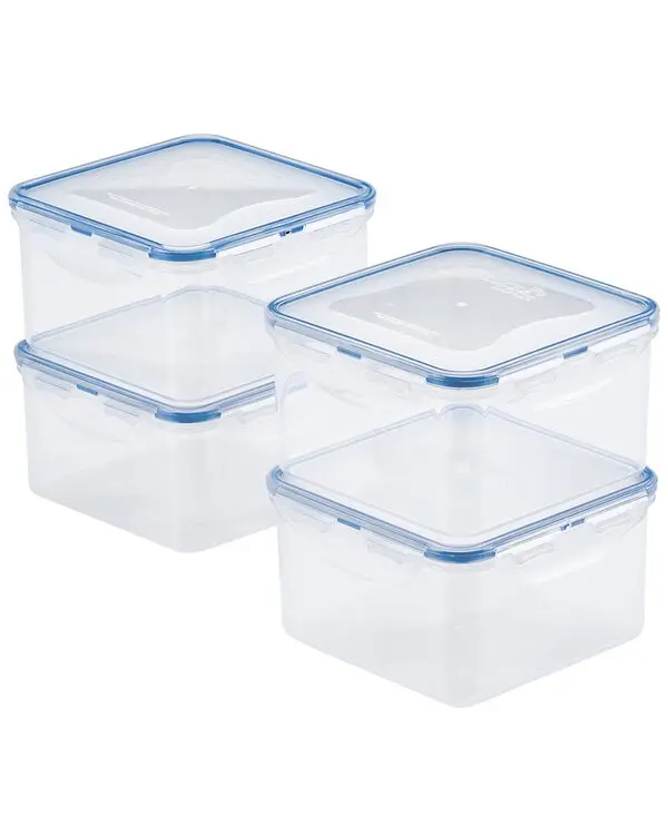 Buy LOCKNLOCK Set Of 4 Food Storage Containers - Clear At 37% Off ...