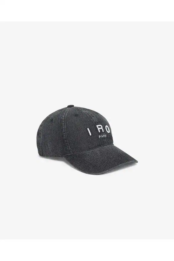 Iro Paris Greb Embroidered Cap - Denim | Editorialist display picture 1