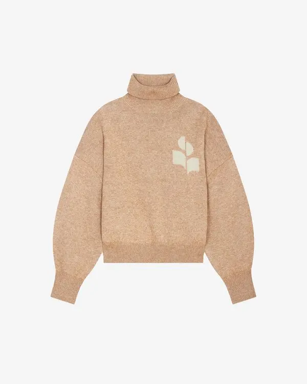 MARANT ETOILE Cotton Nash Sweater - Camel