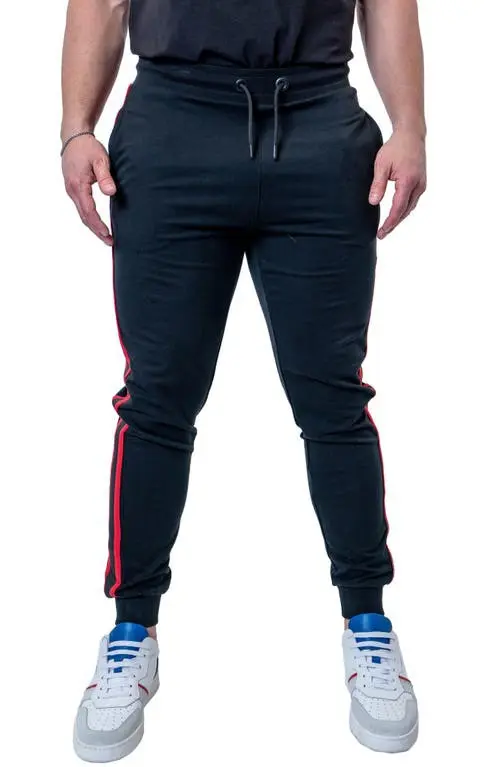MACEOO Logo Stripe Joggers