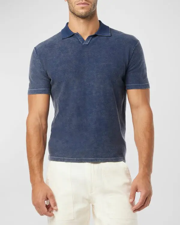 Joe's Jimmy Banlon Polo Shirt - Vintage Navy | Editorialist