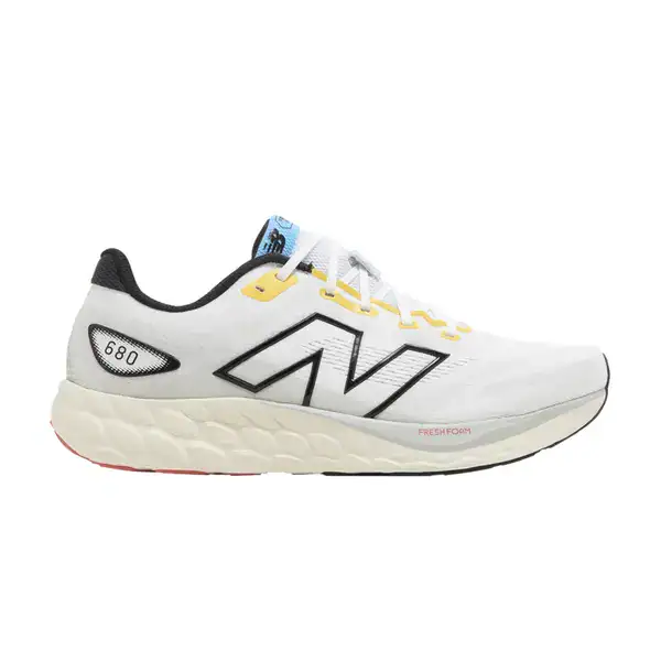 NEW BALANCE Fresh Foam 680v8 ' Ginger Lemon - White | Editorialist