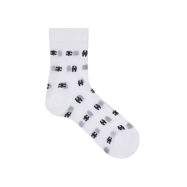 Celine Monogram Socks 'off /black - White | Editorialist