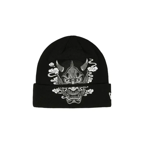 Palace Masks New Era Beanie - Black | Editorialist