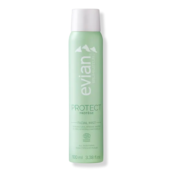 EVIAN MINERAL SPRAY Protect Facial Mist With Natural Mineral Water