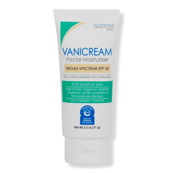 VANICREAM Facial Moisturizer Broad Spectrum Mineral Spf 30