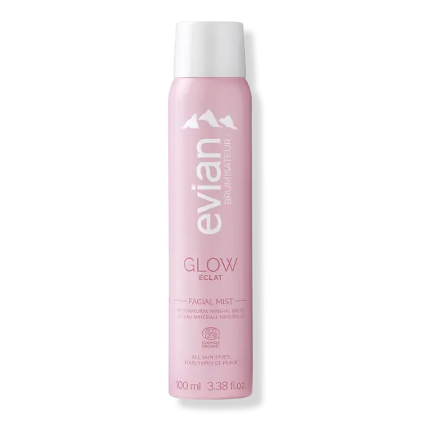 EVIAN MINERAL SPRAY Glow Facial Mist With Natural Mineral Water