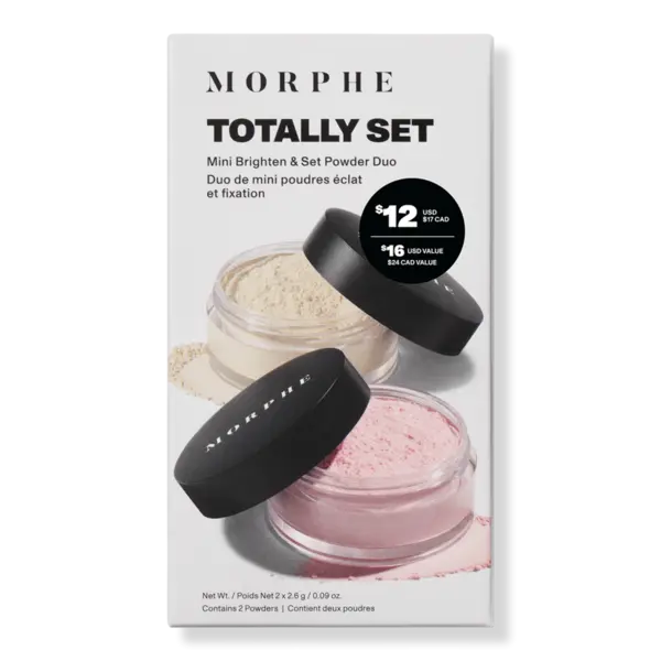 MORPHE Totally Set Mini Brighten & Set Powder Duo - One-color