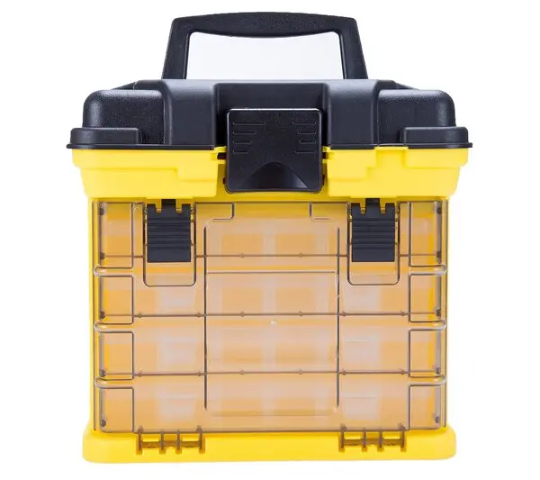 STALWART Small Parts Organizer With 4 Multi-com Partment Trays