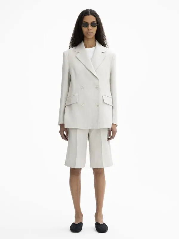HOUSE OF DAGMAR Classic Linen Blazer