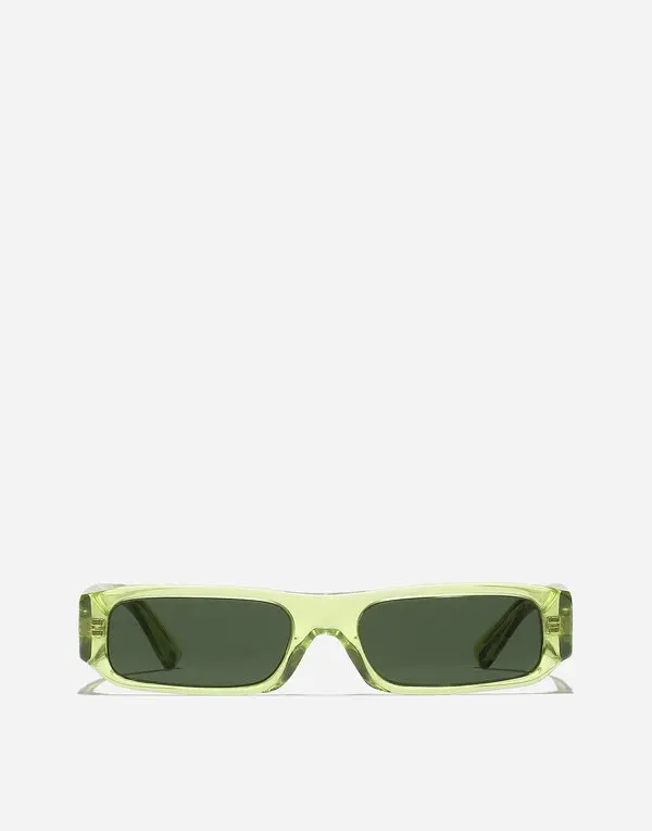 Dolce & Gabbana Rectangle Sunglasses - Transparent Lime
