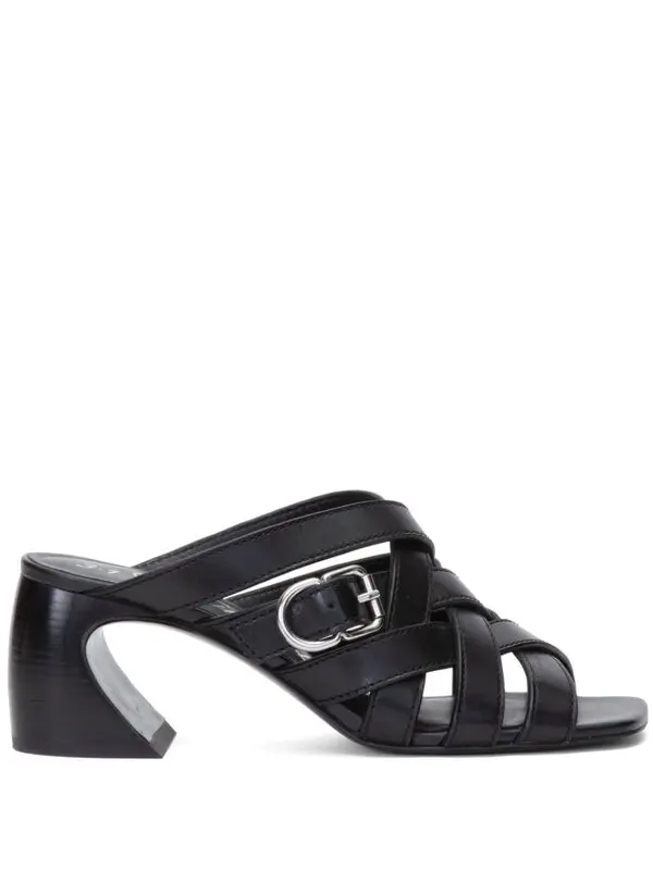3.1 Phillip Lim Id 65mm Open-weave Leather Mules
