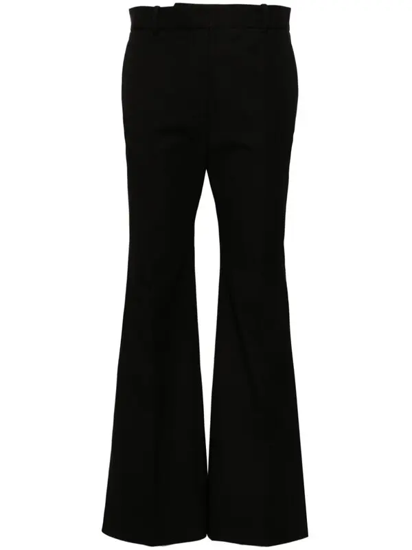 JOSEPH Tafira Mid-rise Trousers - Black